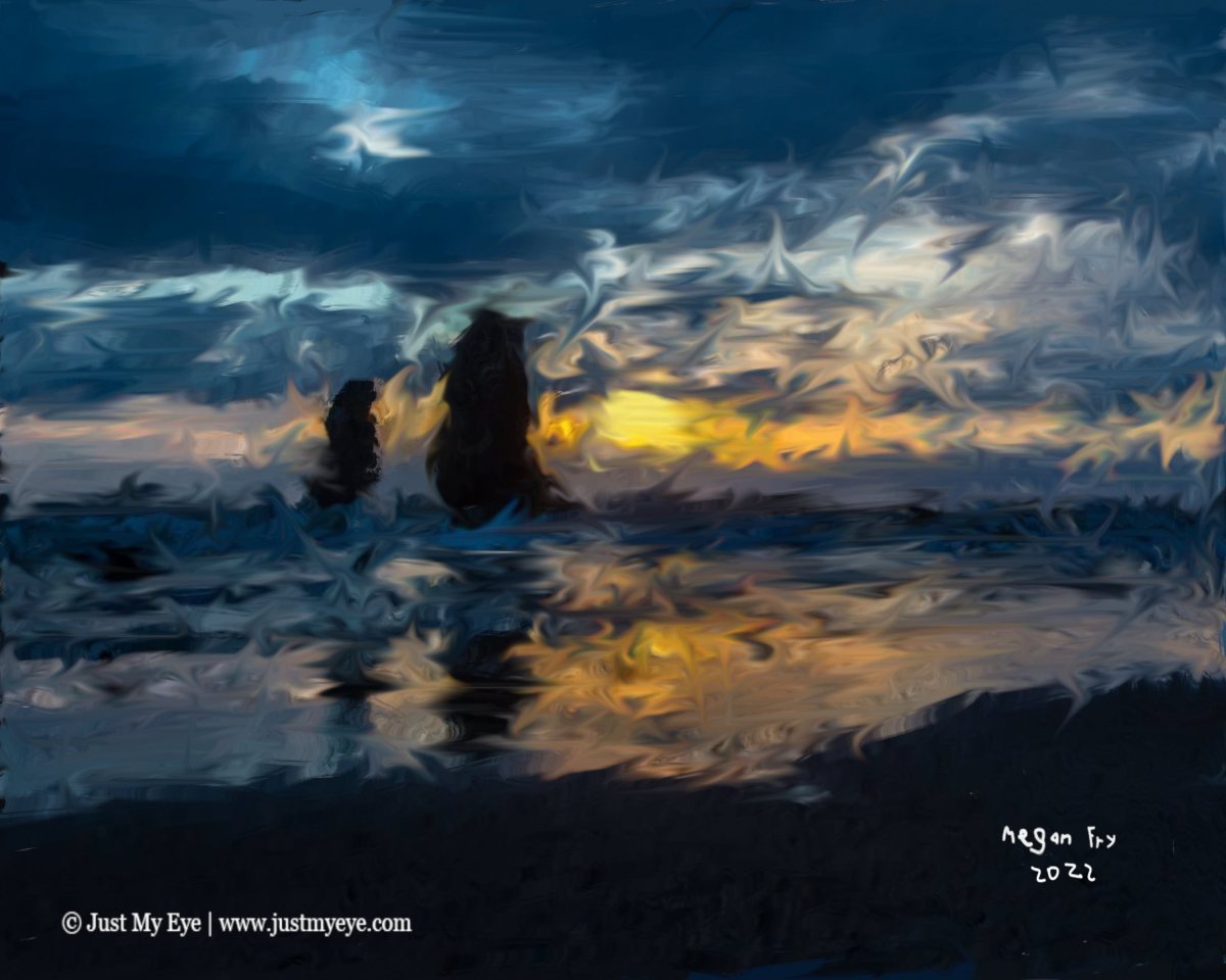 New Painting: Haystack Rock of Oregon – Megan Fry